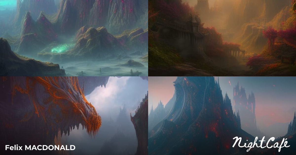 abnormal - Fantastical Matte Painting in Deep Color