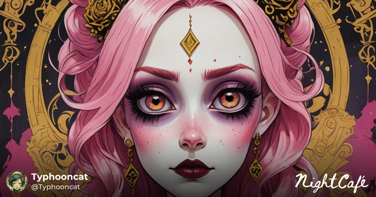 Goth Bride - Bubblegum - Goth Bride in Cartoon Style at Circ...