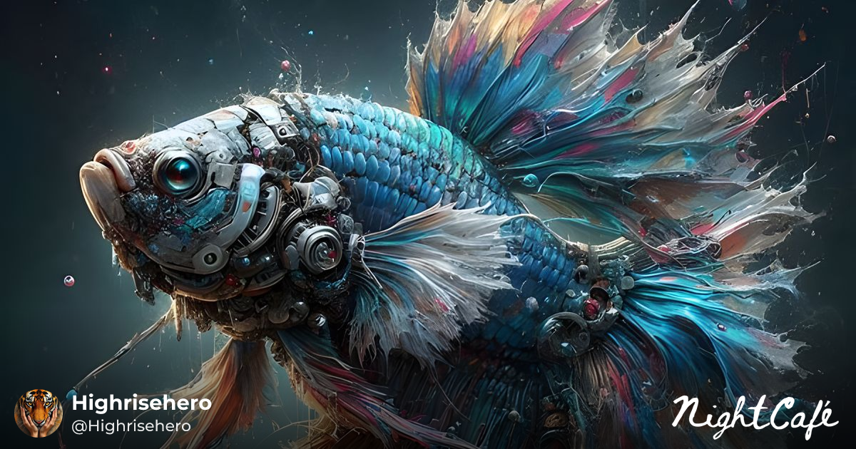 Cyborgmese fighting fish