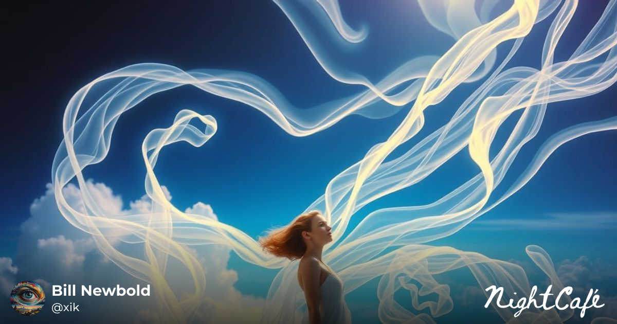 Ethereal Cloudscape in Surrealist Style - AI Art