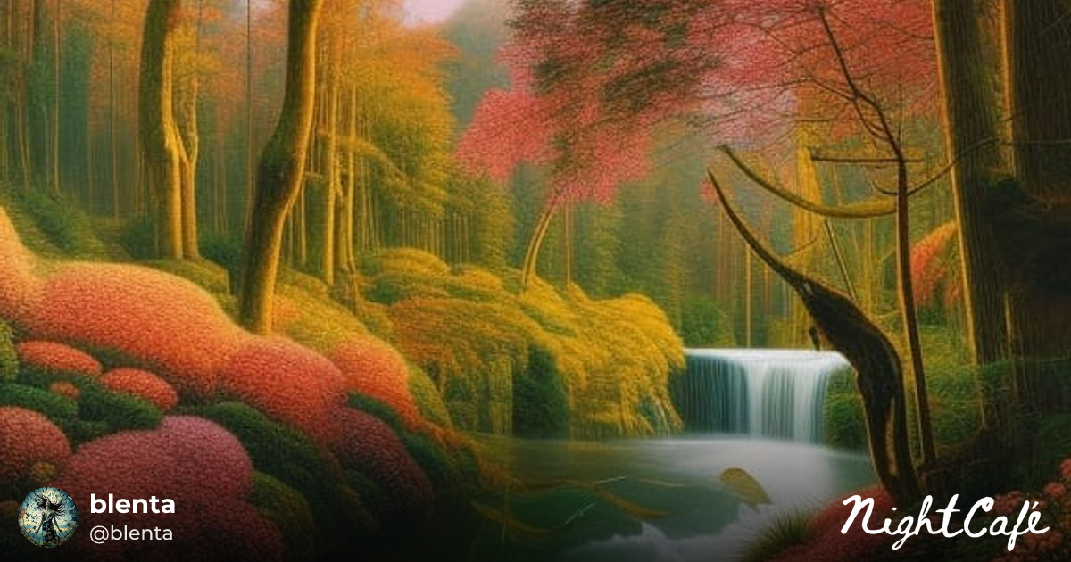 Woman in Mycelium Network with Forest Exposure - AI Art