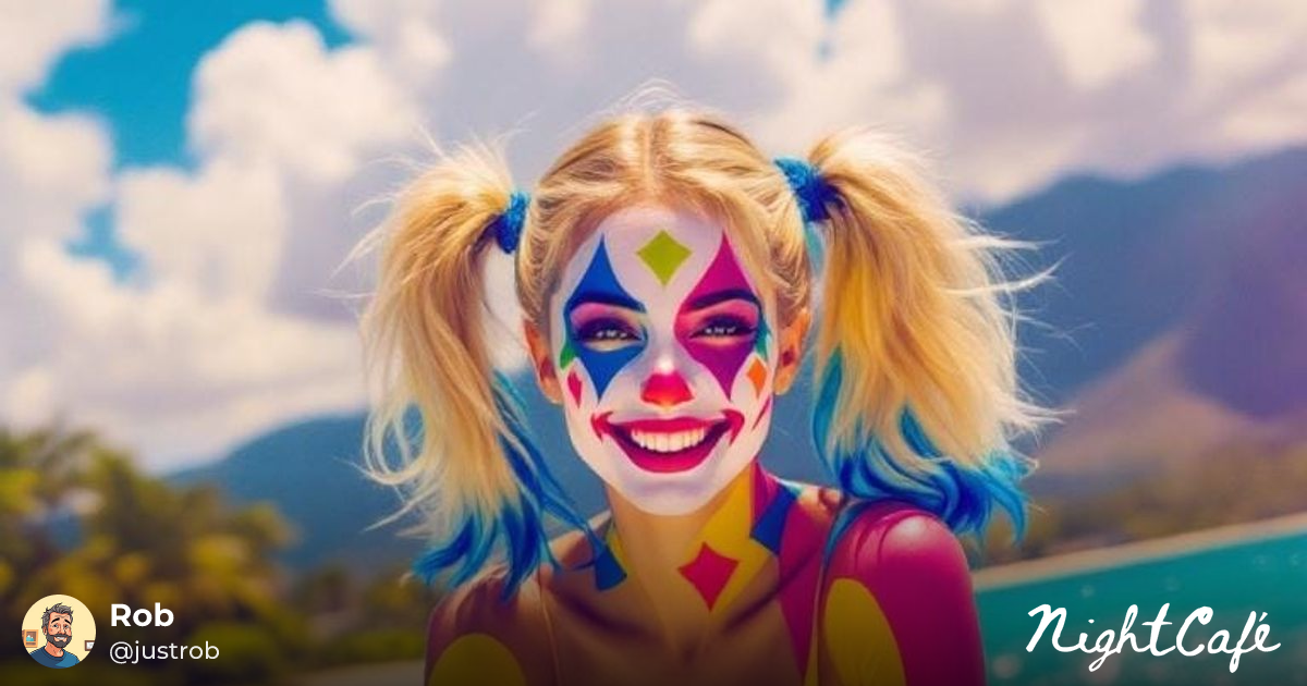 clown mask in the glare / she rides like the sea’s own dare / joy sharp ...