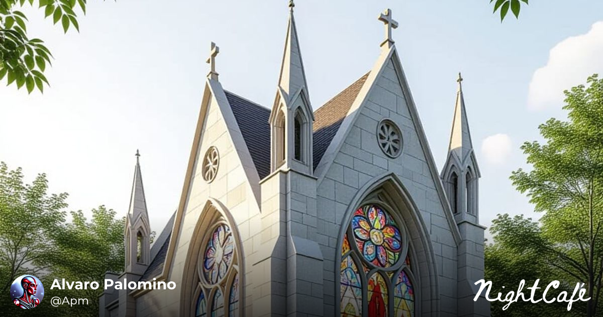 Gothic chapel. - Modern Gothic Chapel with Intricate Stone ...