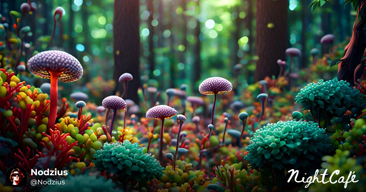 Microbiology Forest - Hyperdetailed Microbiology Forest Land...