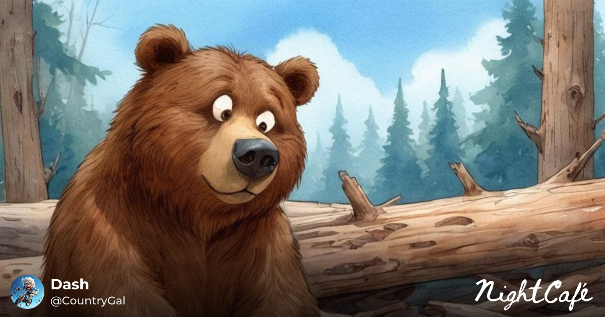 Bear Chatting With A Beaver