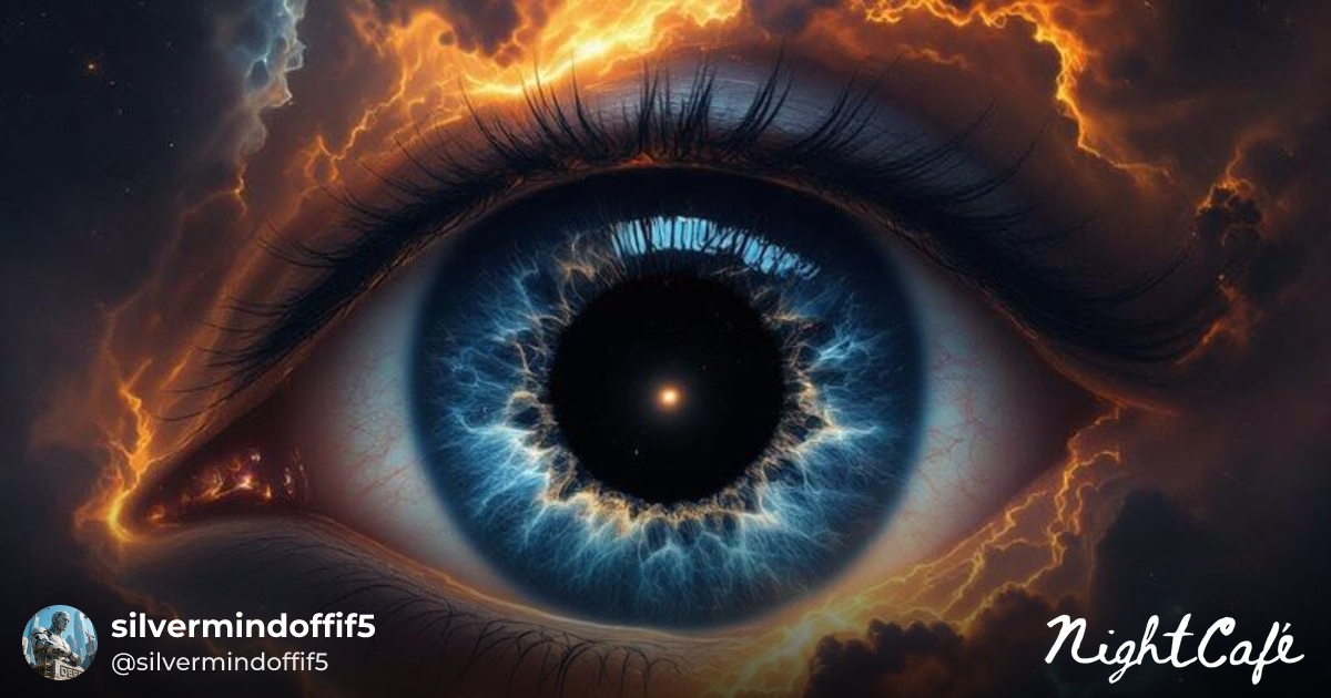 Gigantic Cosmic Eye Emerges from Nebula in Deep Sp... - AI Art