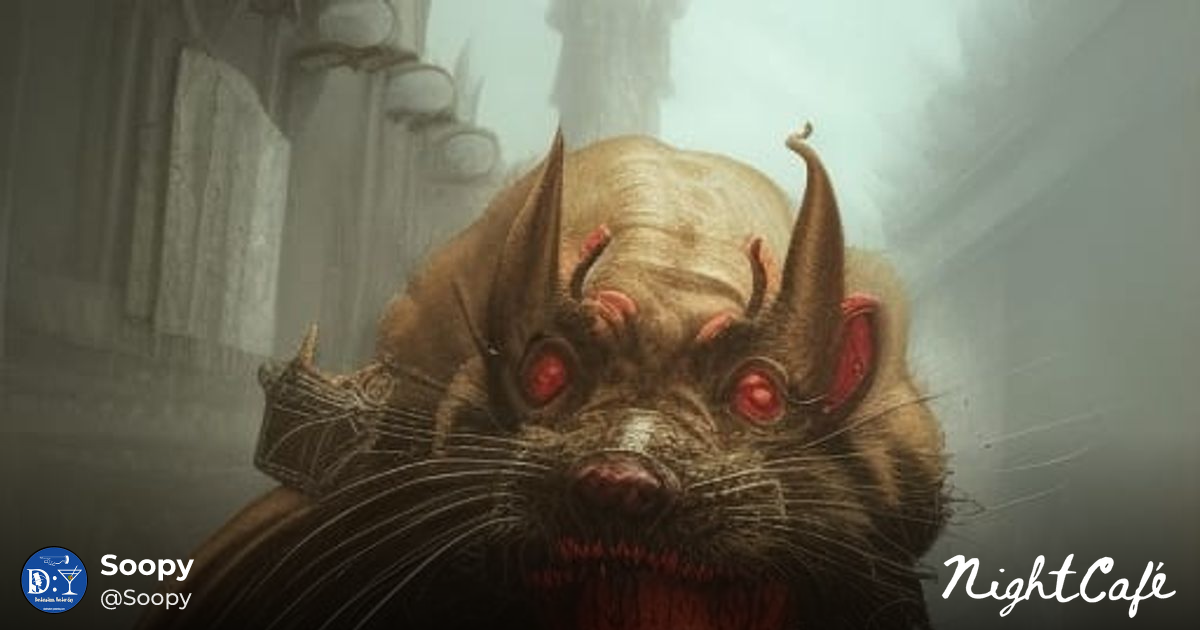 Mutated rat-beast! - Hyperrealistic Rat-Man Hybrid in Detail...