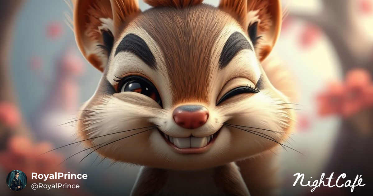 King Of Slyness - Mischievous Squirrel Exudes Slyness in 3D ...