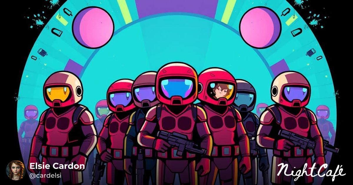 Triadic Pop Art among Us Characters in Geometric B... - AI Art