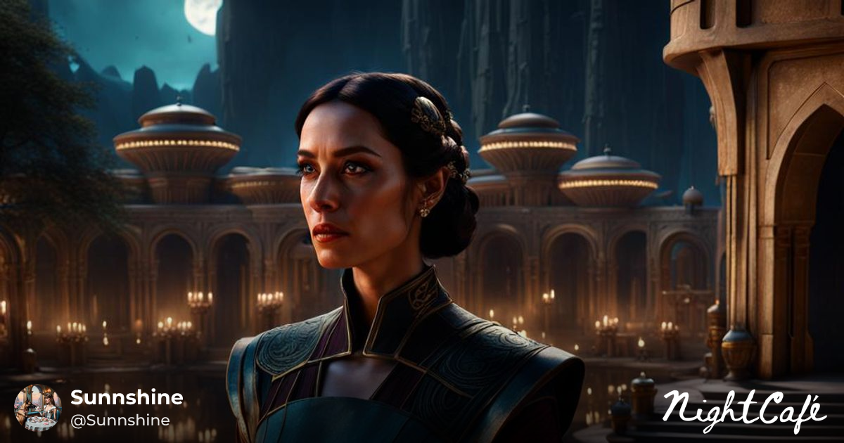 Naboo at night - Naboo Princess at Night: Detailed Matte Pa...