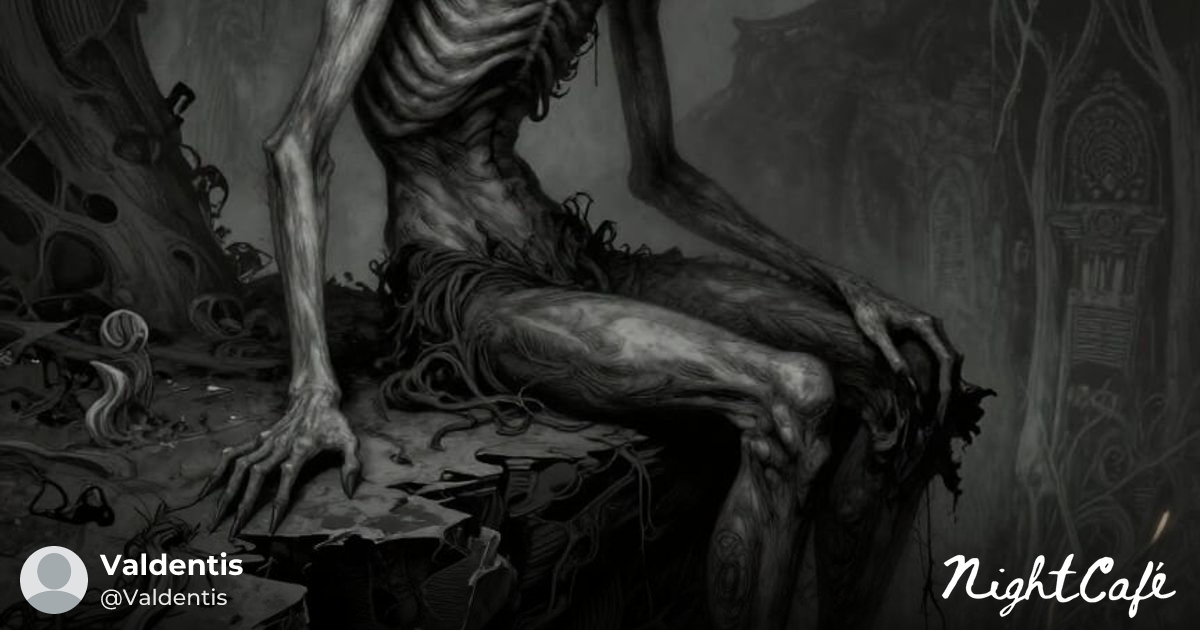 My sanity as of late... - Gaunt Demon on Precipice of Madnes...