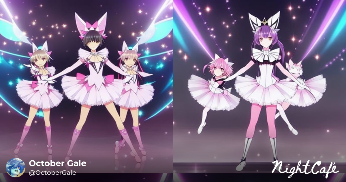 Magical Cat Girl Transformation Sequence in Anime ... - AI Art