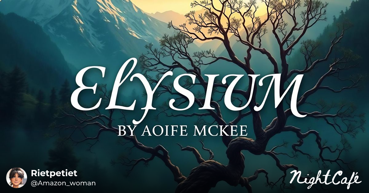 Made-up record sleeve: " Elysium" by "Aoife McKee"