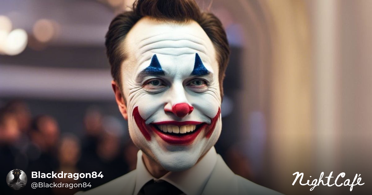 elon musk as the joker