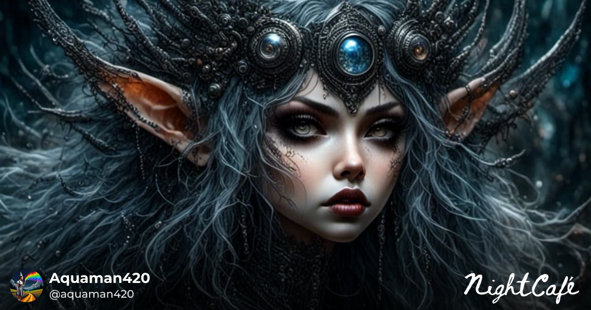 Futuristic Cyborg Pixie with Cybernetic Enhancemen... - AI Art