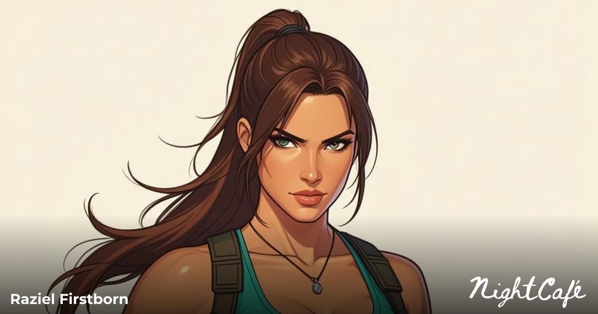 Lara Croft Tomb Raider - Sensual Lara Croft in Cyberpunk Sty...