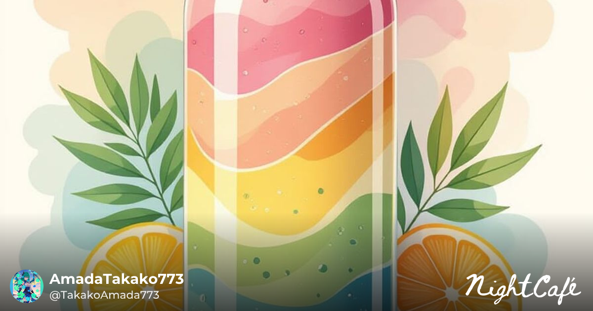 Rainbow Tropical Smoothie Bottle - Rainbow Tropical Smoothie...