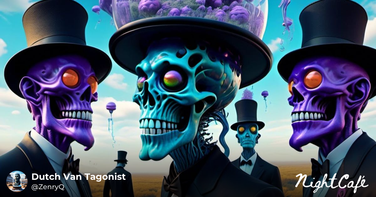 CIRCULAR LOGIC - Surreal Alien Meeting with Magritte Bowler ...