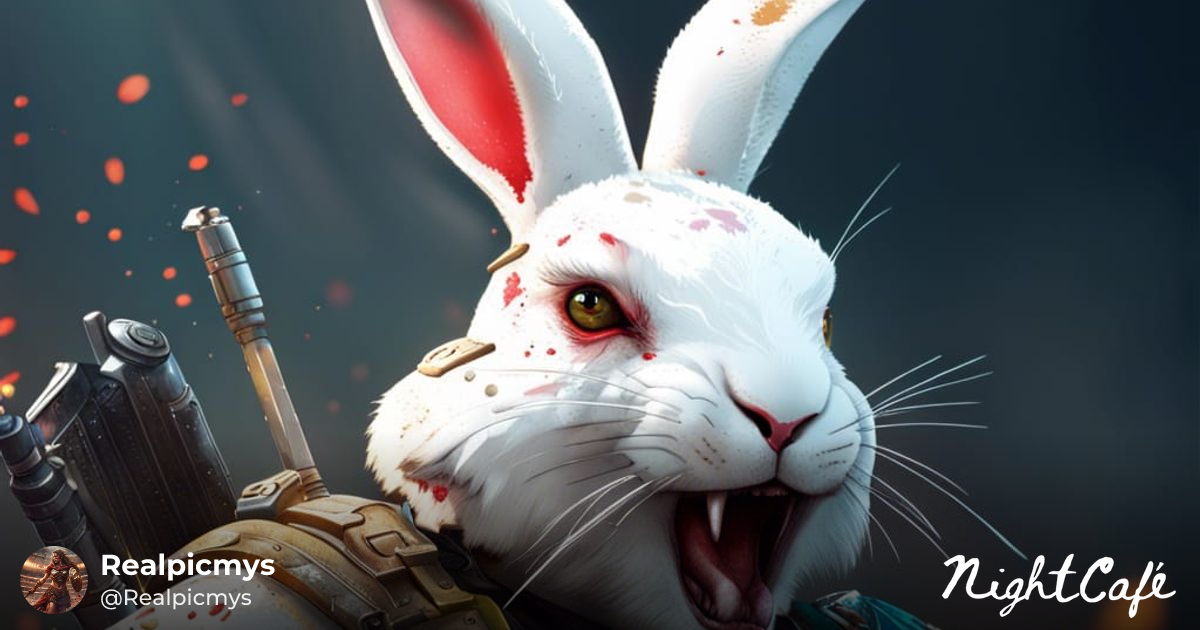 Combat rabbit - Armored Combat Rabbit Ready for Battle