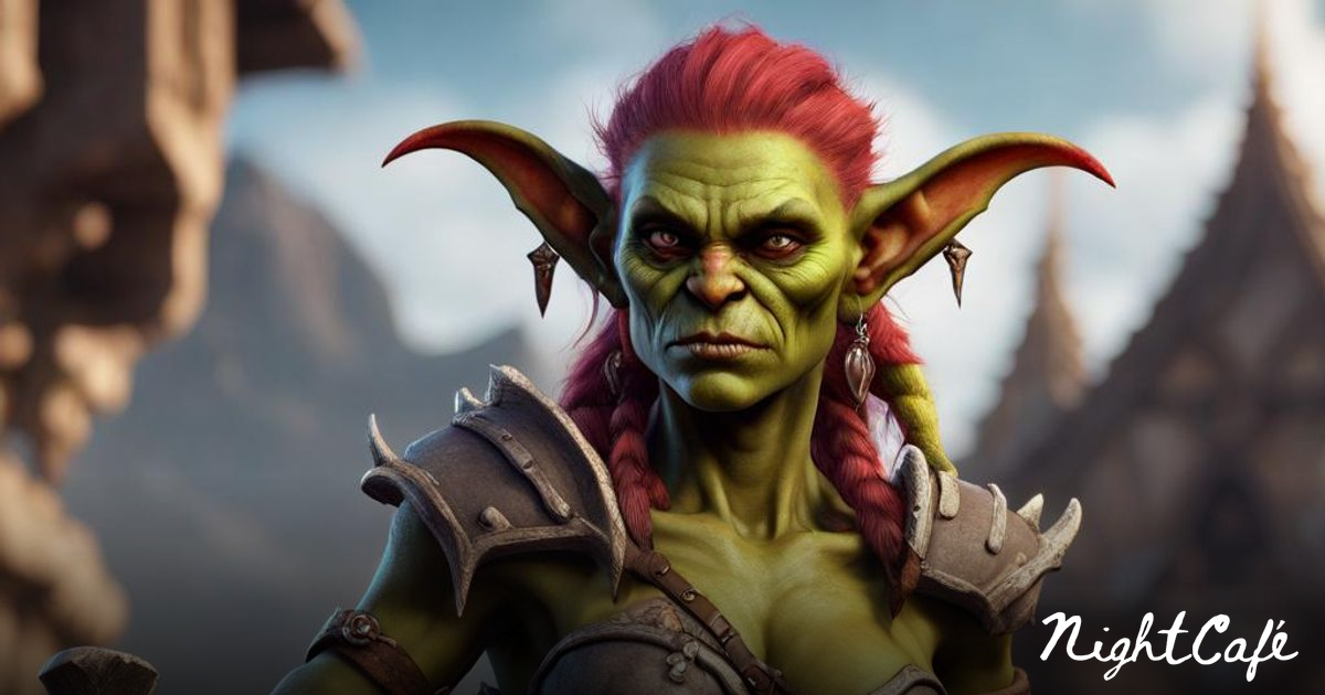 D&D goblin female barbarian - Female Goblin Barbarian: Fanta...