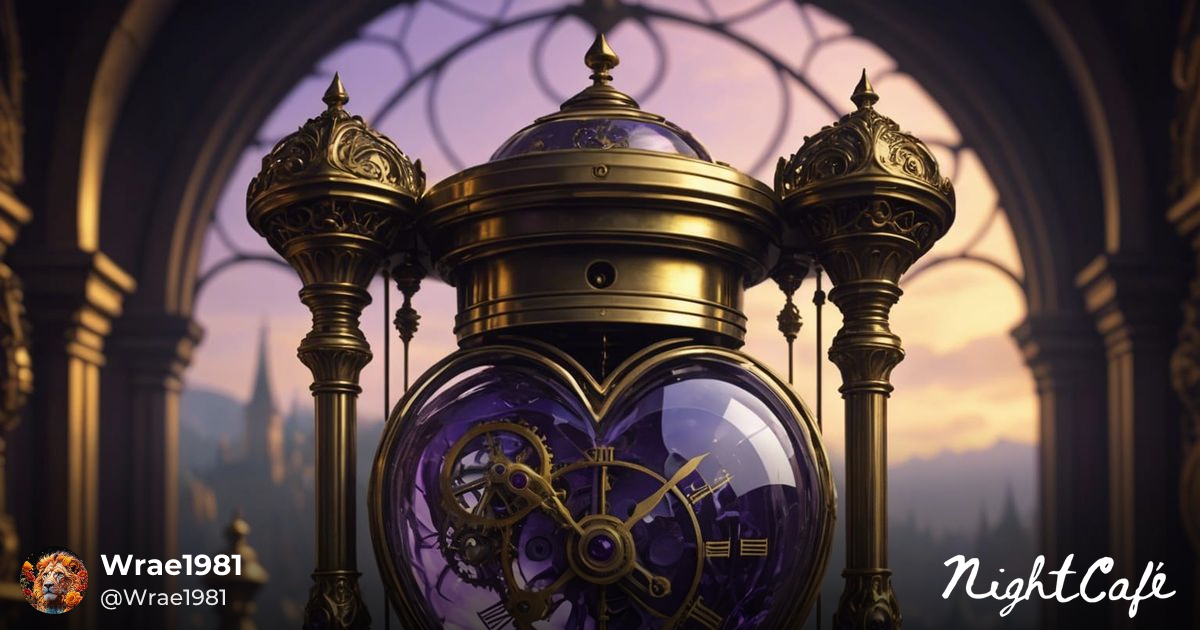 Clockwork heart in an hourglass - Clockwork Heart in Hourgla...