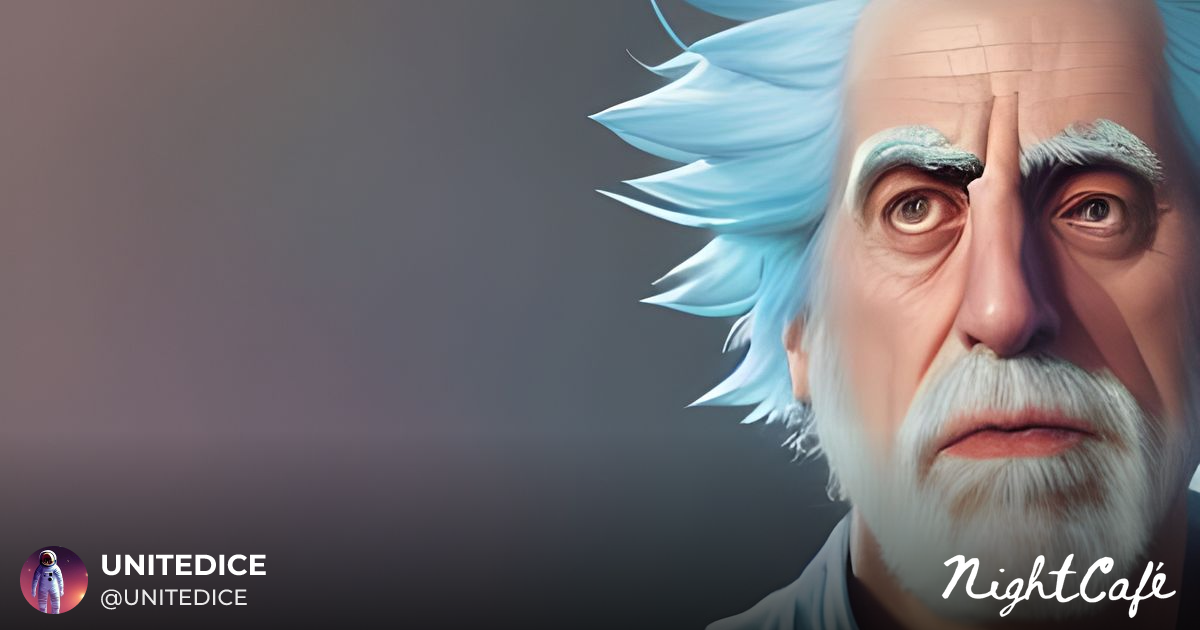 Rick Sanchez IRL - Hyperrealistic Rick Sanchez Portrait in 8...