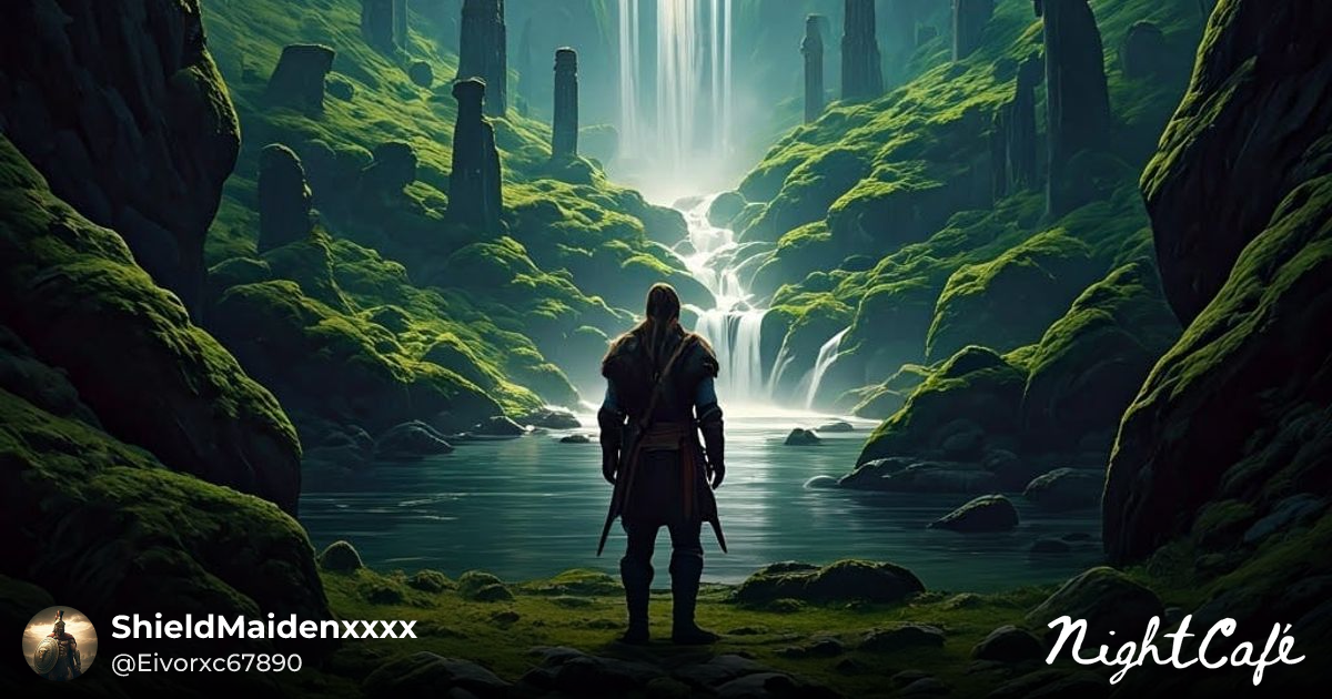 Viking Explorer Discovers Hidden Valley in Biersta... - AI Art