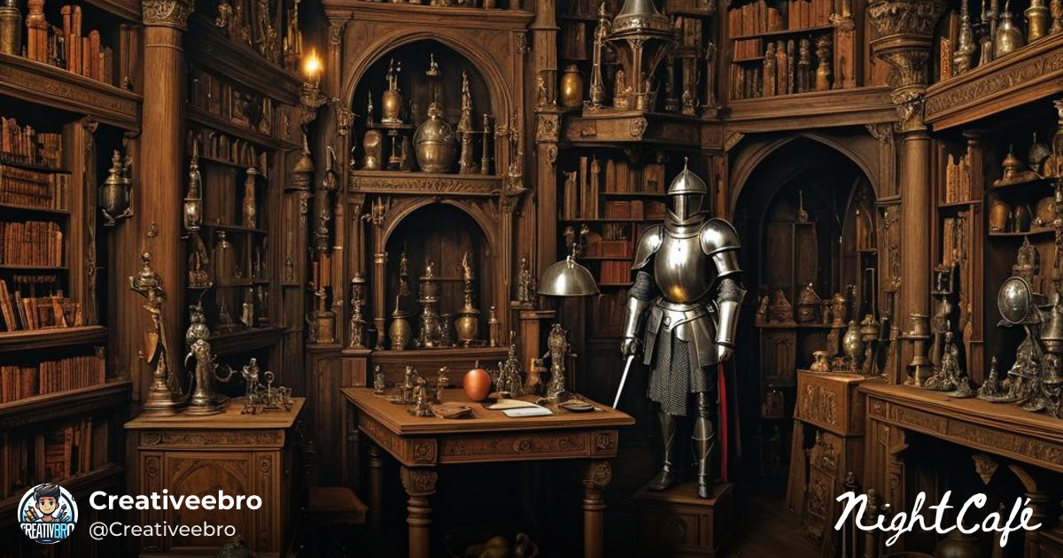 medieval lair hidden chamber of a knight