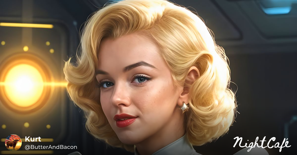 Futuristic Portrait of Starfleet Officer in 1960s ... - AI Art