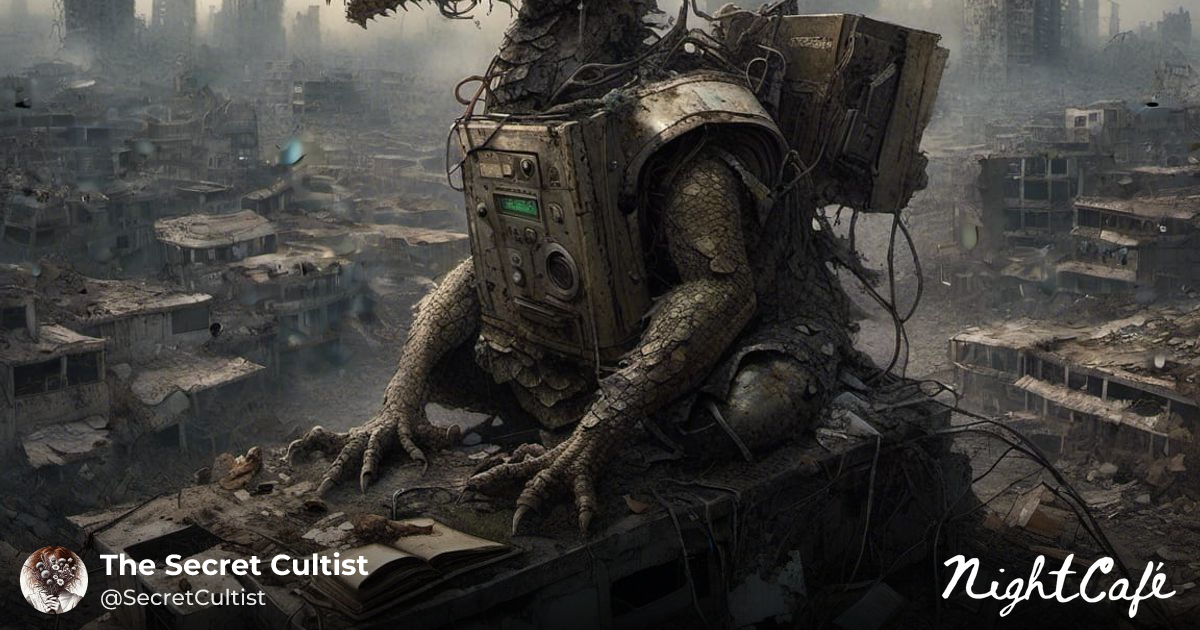 Techno-junk dragon 2 - Post-Apocalyptic Techno-Junk Dragon O...