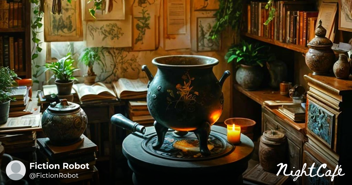 Wizard’s Brew Alchemy Room - Enchanted Alchemist's Lair