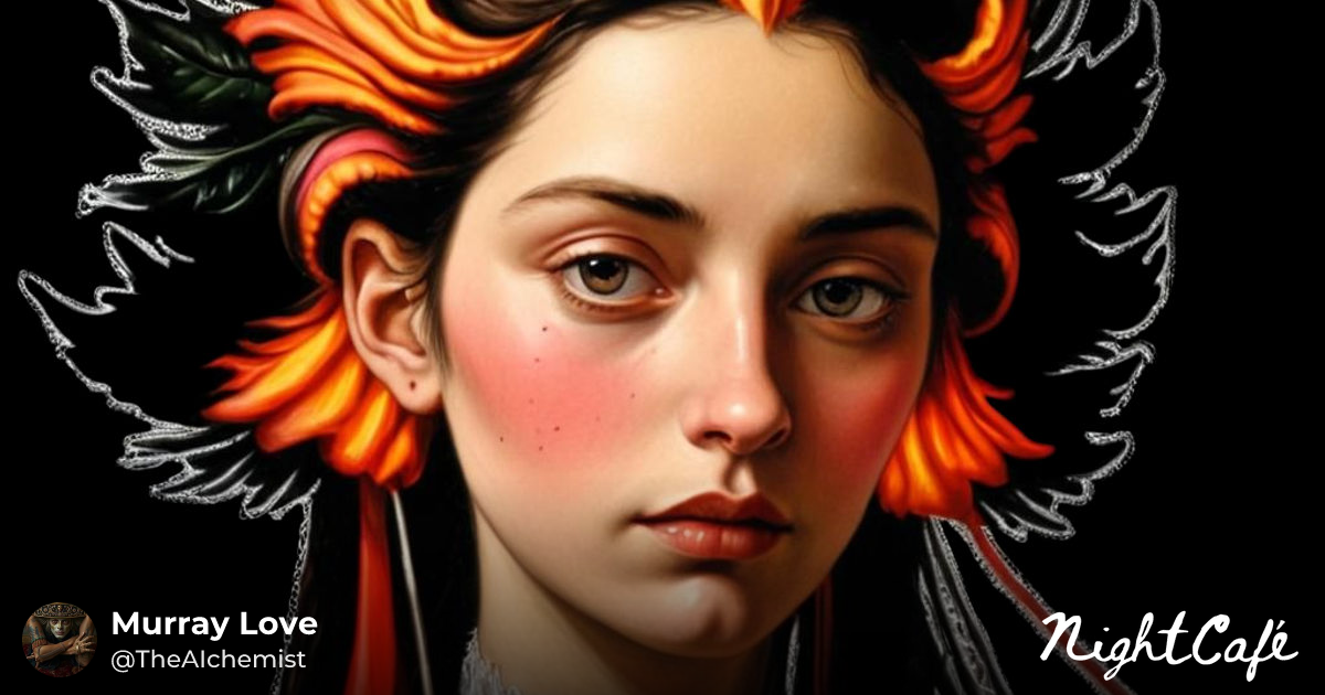 Moonlit Rose Landscape with Silver Shadows: Photor... - AI Art