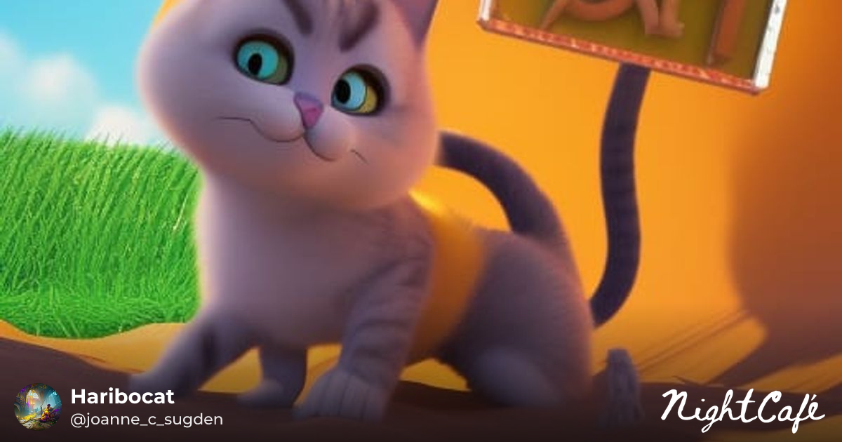 Cat Digs in Sandbox with Fluffy Paws: 3D Digital A... - AI Art