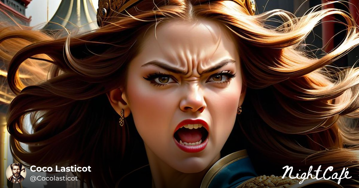 Angry princess - Furious Princess Portrait in Hyperdetailed ...