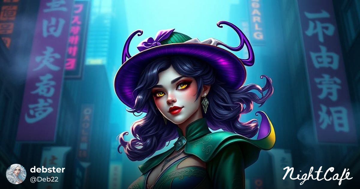 Elegant Riddler Emerge from Gothic Dreams in Whims... - AI Art