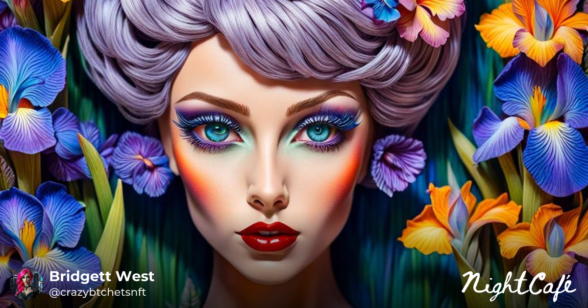 Beautiful Flower Pixies (Josephine Wall Inspired Artwork)