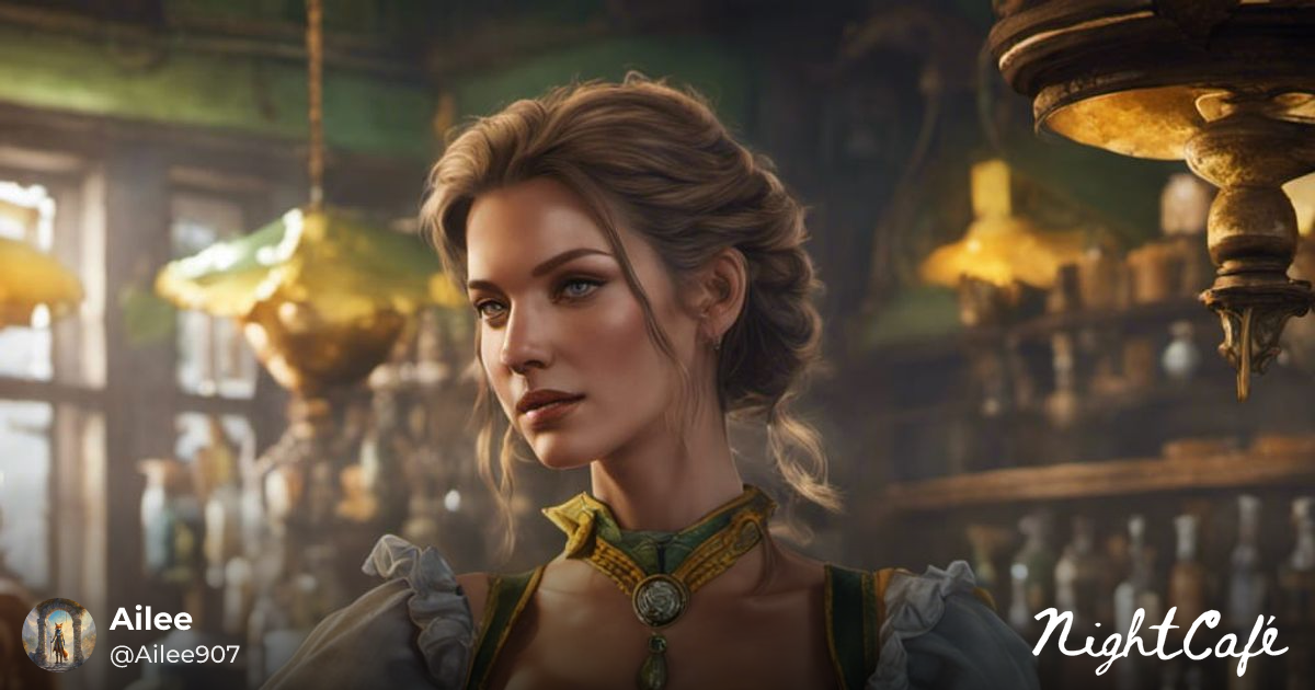 German Barmaid - German Barmaid in Detailed Fantasy Concept ...