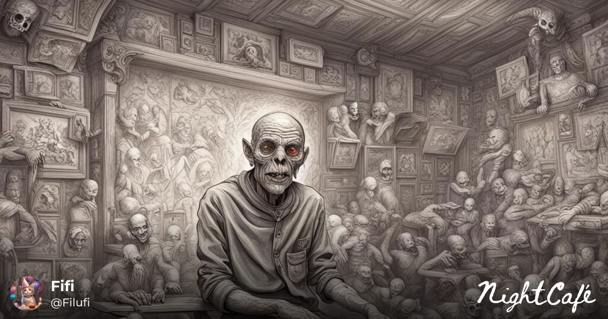 One million faces - Disturbing Faces in Detailed Matte Paint...