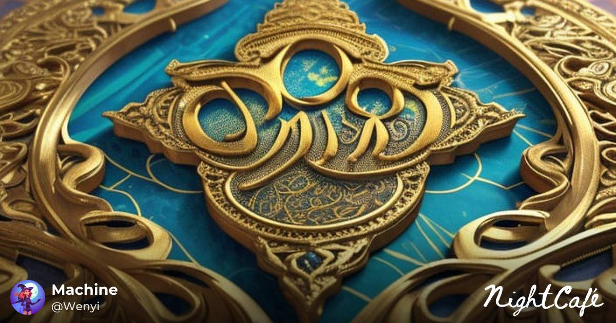 Taj Mahal India - Taj Mahal Typography in Golden Filigree St...