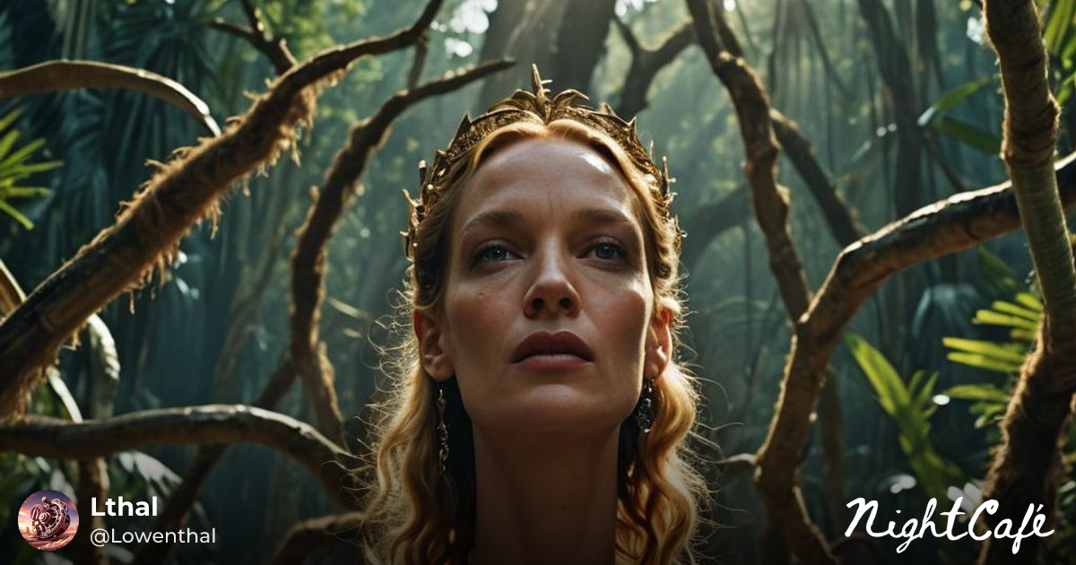 Young Woman in Dramatic Cinematic Film Still - AI Art