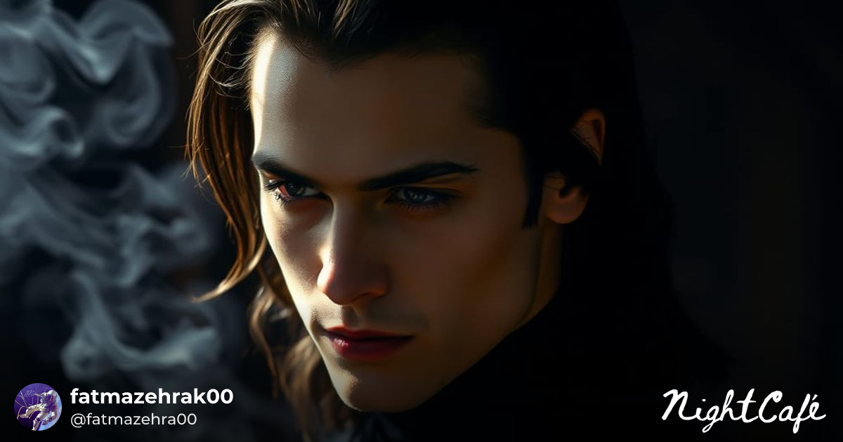 Brooding Prince with Dark Aura in Cinematic Style - AI Art