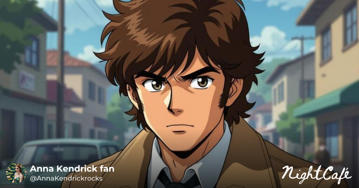 Anime version of Columbo - Columbo and A-Team Crossover Ani...