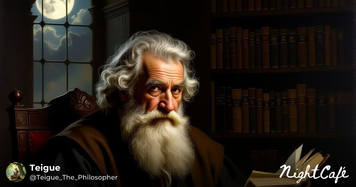 Teigue The Philosopher (#0024) - Philosopher in Study, Rembr...