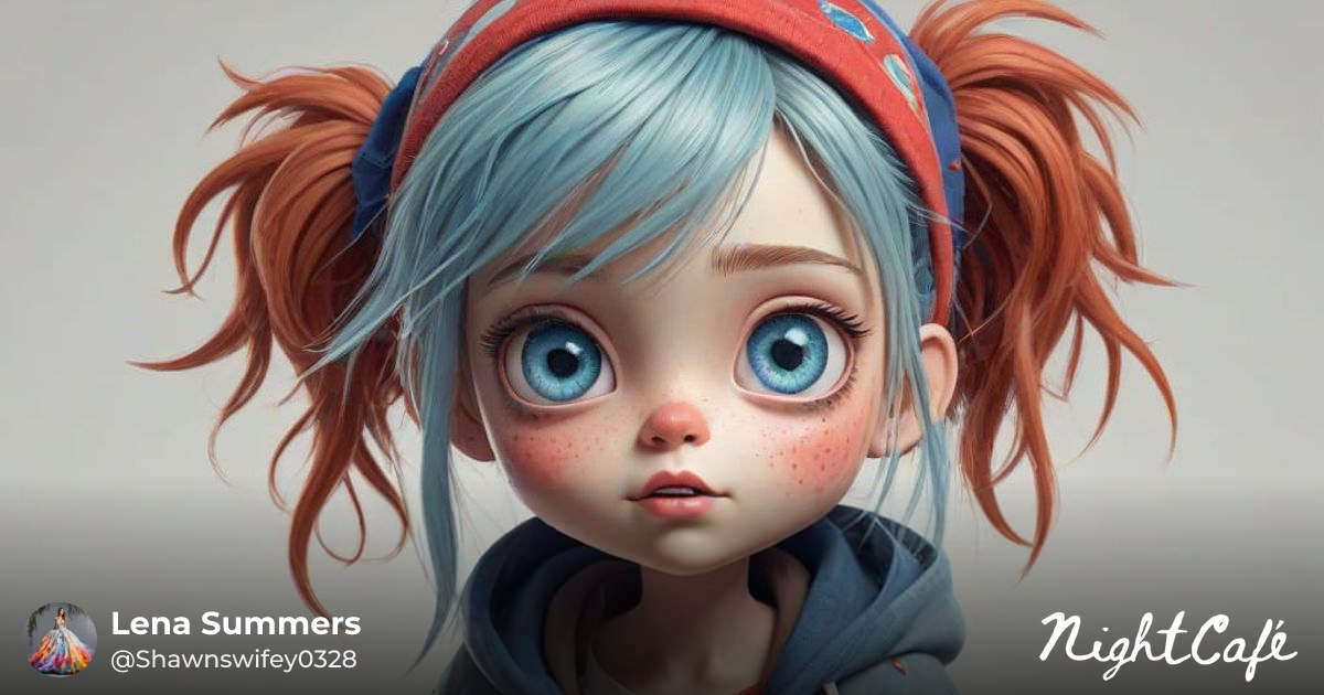 Zombie chick - Whimsical Zombie Girl in Dreamy Wonderland