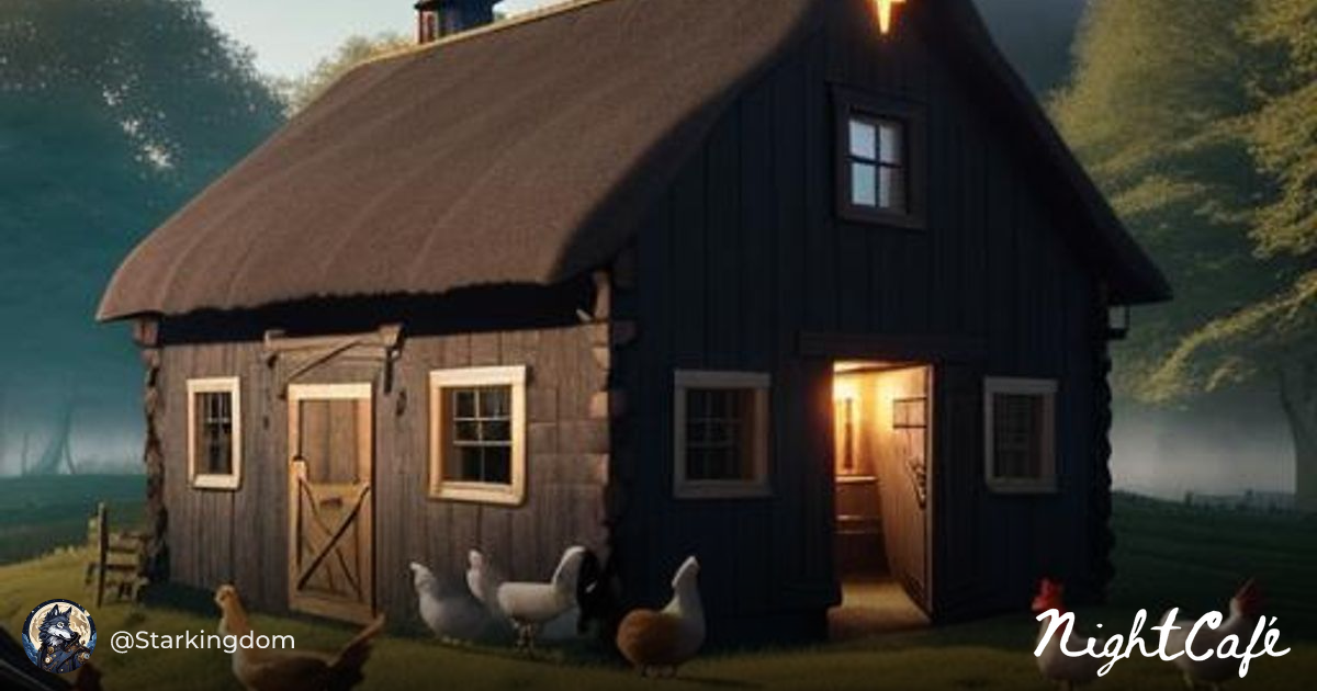 Charming Irish Cottage Scene with Pony and Livesto... - AI Art