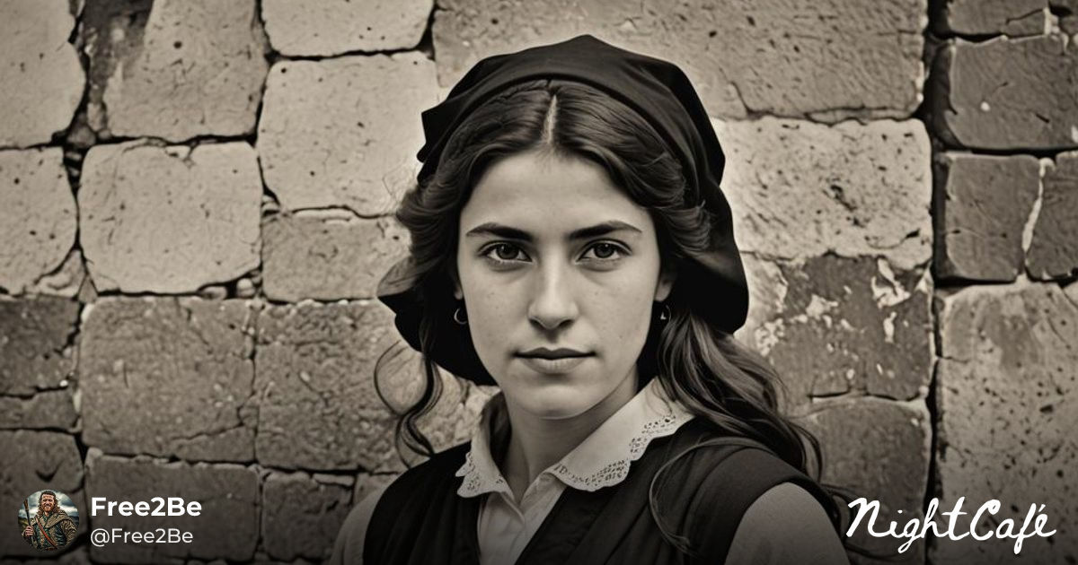 A beautiful basque woman - Portrait of a Beautiful Basque Wo...