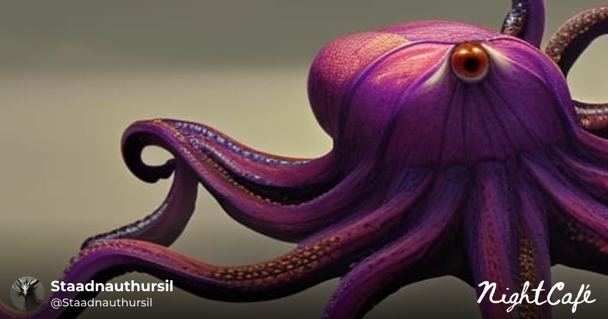 An octopus with spider legs - Octopus with Spider Legs in De...