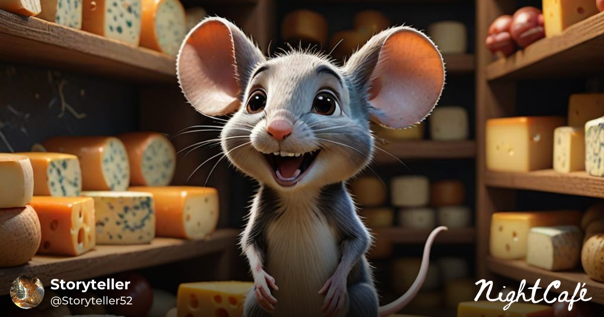 cheese heaven for mice, 3D Pixar - Whimsical 3D Cheese Parad...