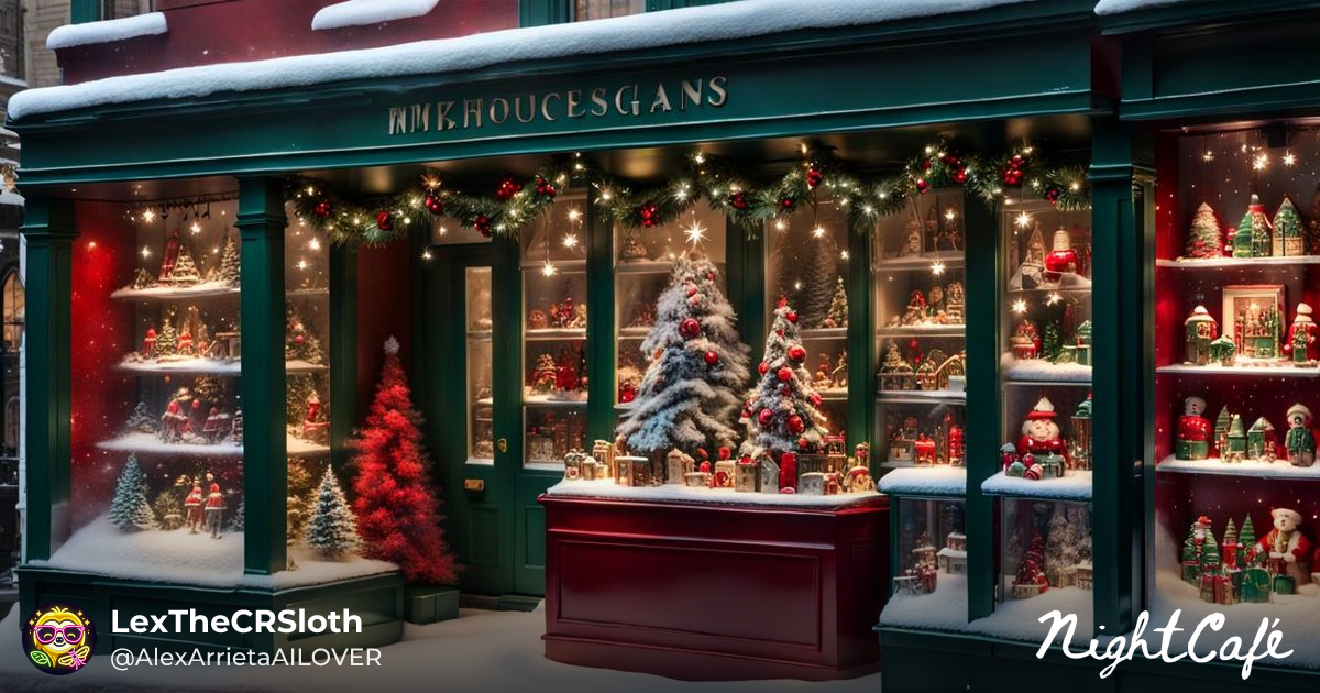 Enchanted Toy Emporium - Festive Toy Shop Window Display in ...