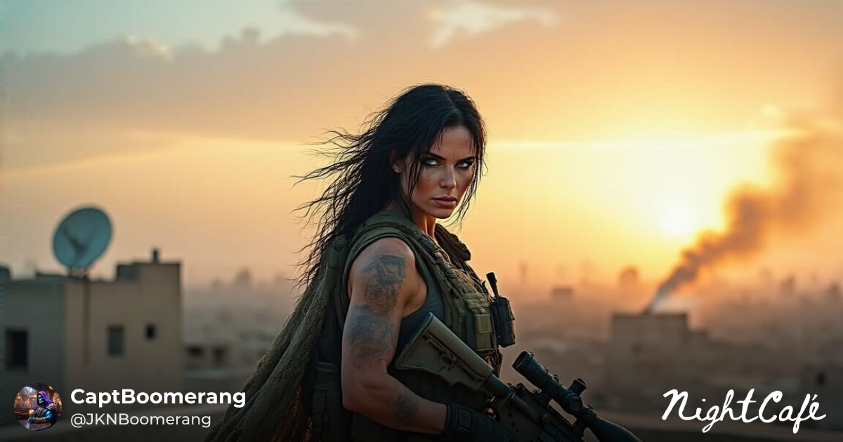 Bianca Sinclair, former military now mercenary